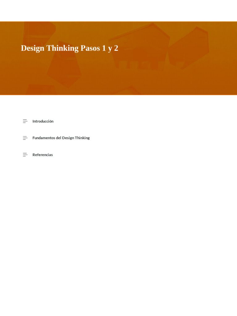 LECTURA 3-Design Thinking Pasos 1 y 2 | PDF | El pensamiento de diseño | Empatía