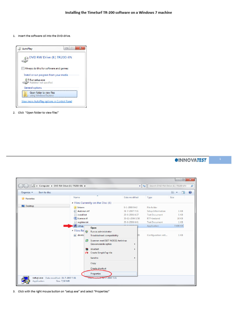 TR-200 Software Windows7 3 | PDF
