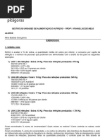 Tabela de Fator de Cocção - Atual | PDF | Calor | Alimentos