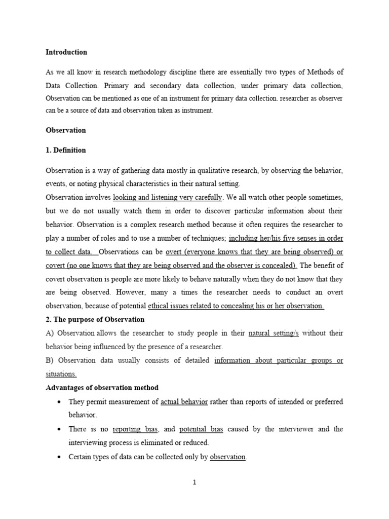 Classroom Observation Techniques | Download Free PDF | Observation | Methodology