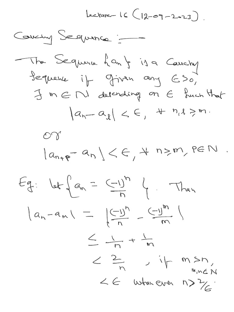 Real Analysis Lecture 16 12 09 2023 Pdf