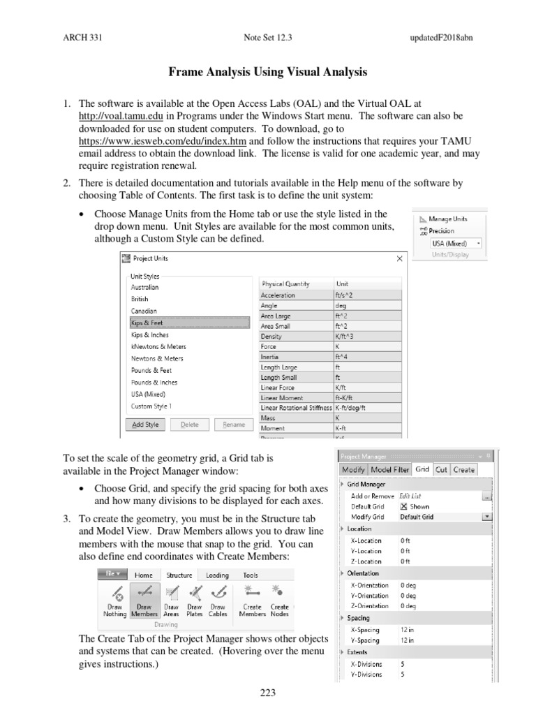 Statics Analysis Using Visual Analysis | PDF | Force | Bending
