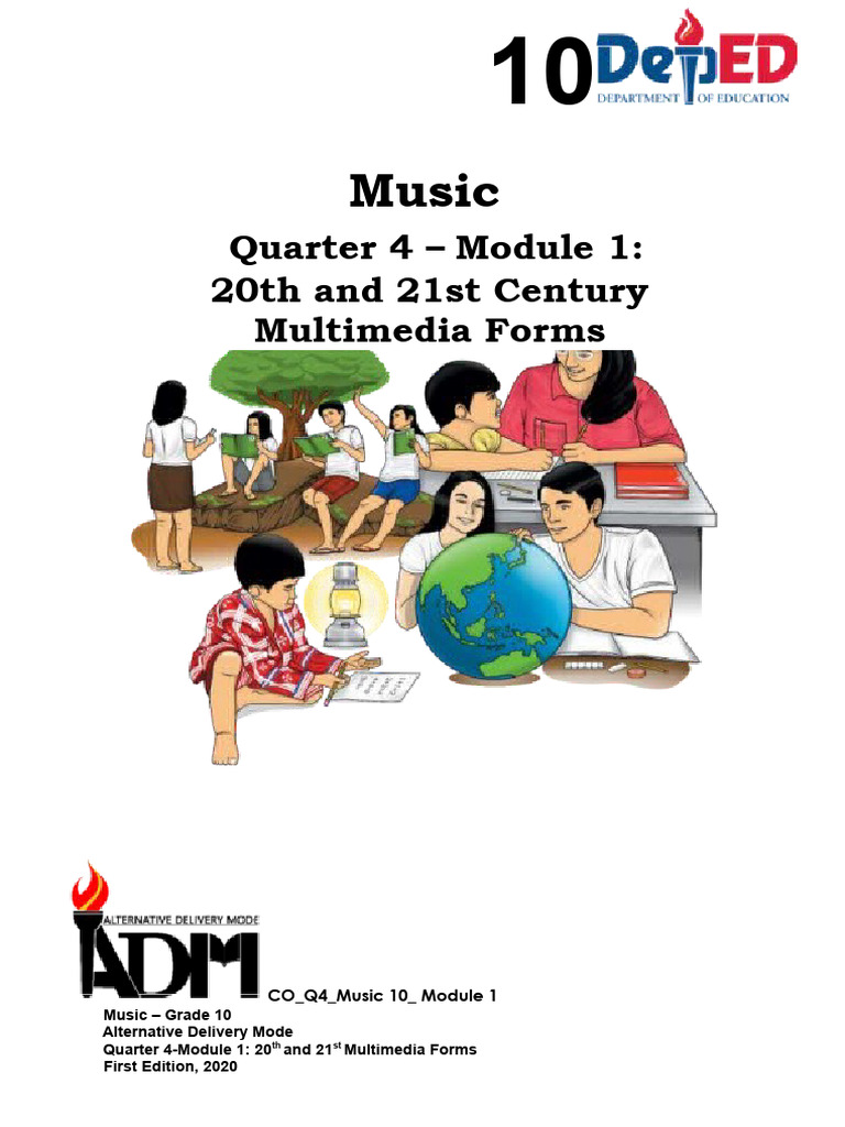 Music 10 - Q4 - Module1 - 20th and 21st Century Multimedia Forms | PDF