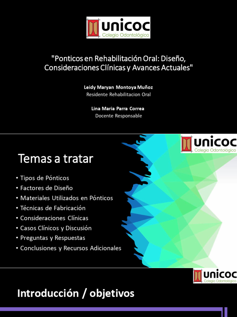 Presentación PONTICOS | PDF