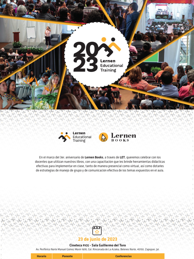 Presentación_LET-2023_V01 | PDF | Enseñando | Salón de clases