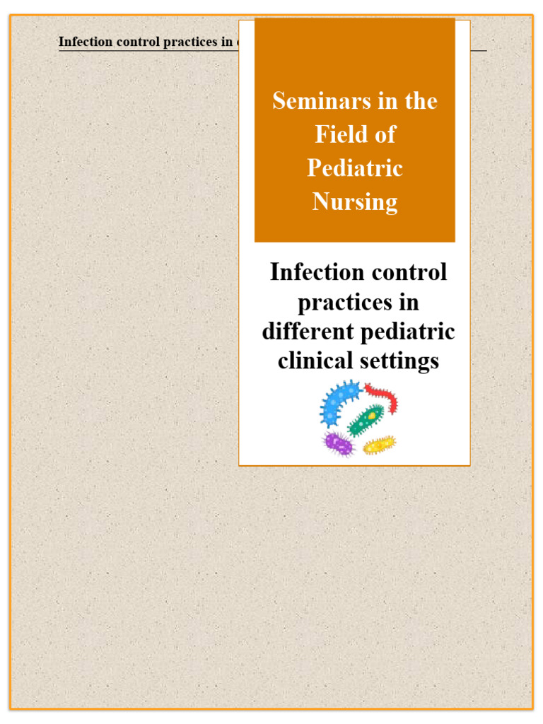 Seminar in PN - Infection Control Practices2 | Download Free PDF ...