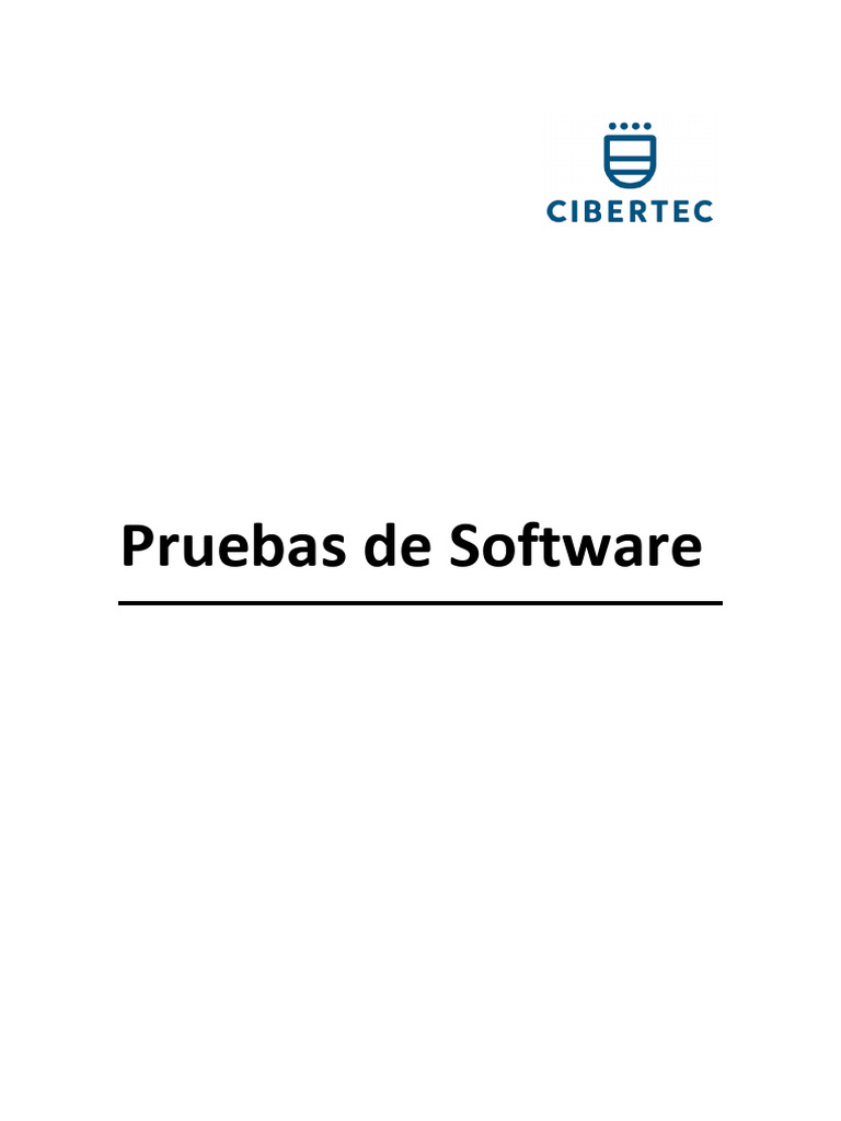 Manual 2023 06 Pruebas de Software (SP2424) | PDF | Software | Desarrollo guiado por pruebas