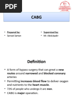 Tip Sheet CABG 1 | PDF | Coronary Artery Bypass Surgery | Coronary ...