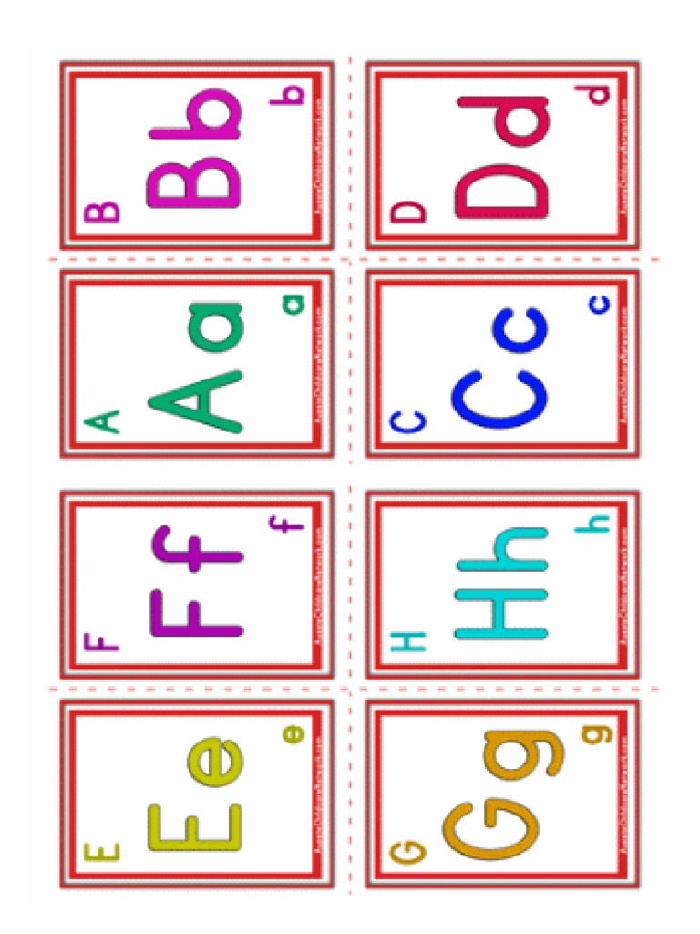 Memoria de Abecedario | PDF