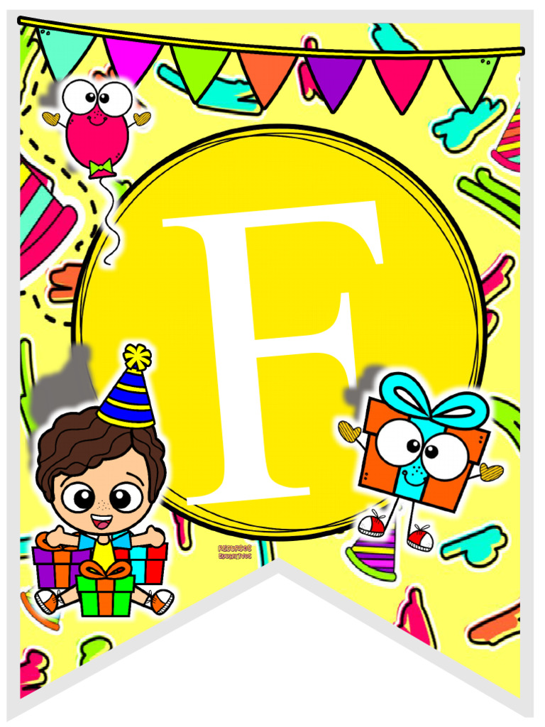 Banderines Feliz Aniversario | PDF