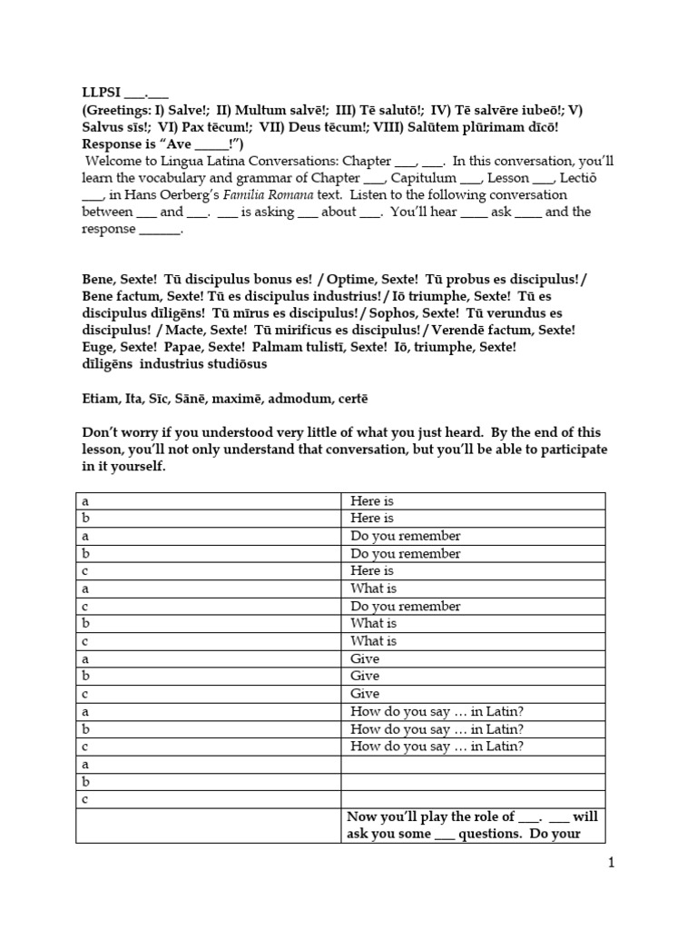 LLPSI 0.0 - ABC - Blank Guided Conversation - Table | PDF | Linguistics ...