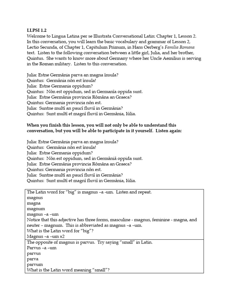 LLPSI 1.2 - Guided Conversations - Student Script | PDF