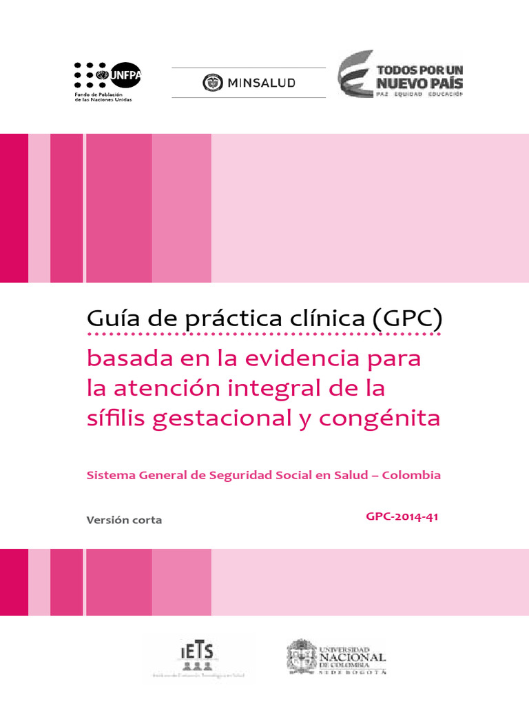 Guias Practica Clinica Sifilis | PDF | Penicilina | Alergia