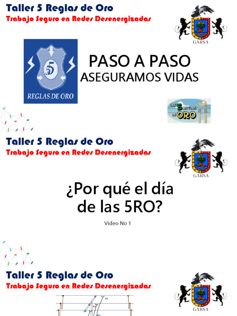 5 Reglas de Oro[2]-Copiar | PDF | La seguridad | Electromagnetismo