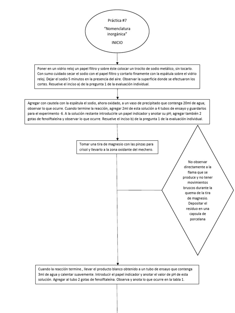 Diagrama de Flujo Practica 7 | PDF