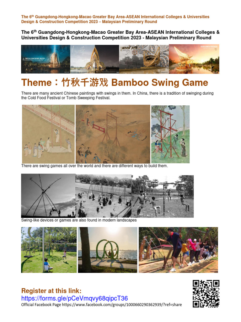 2023 Malaysian Level Bamboo Competition Brief 18082023 | PDF
