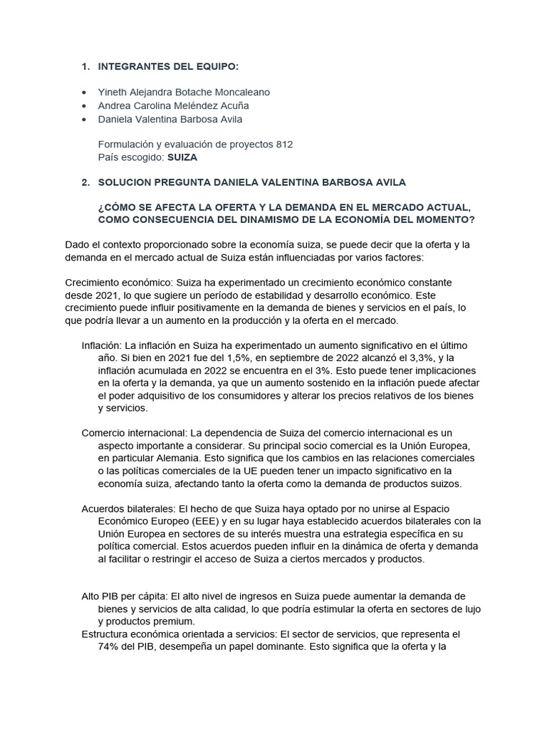Formulacion y Evaluacion de Proyectos Eje 2 | PDF