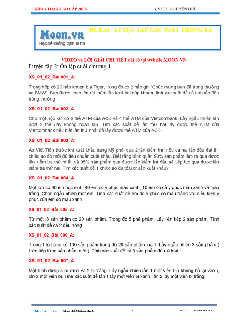 DB XSTK LT2 C1 | PDF