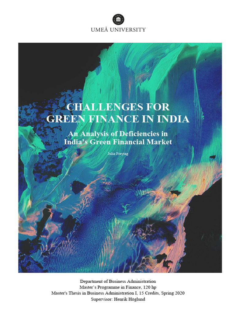 Green Finance India | PDF
