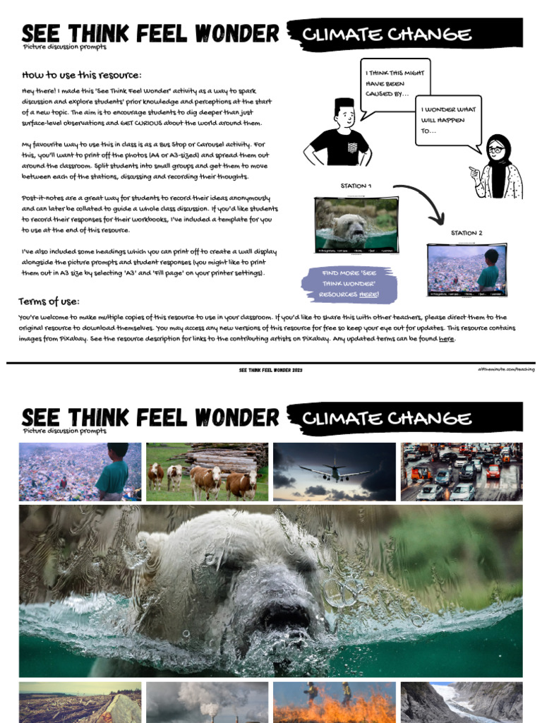 see-think-feel-wonder-climate-change | PDF | Human Communication