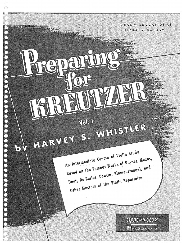 Whistler - Preparing For Kreutzer | PDF