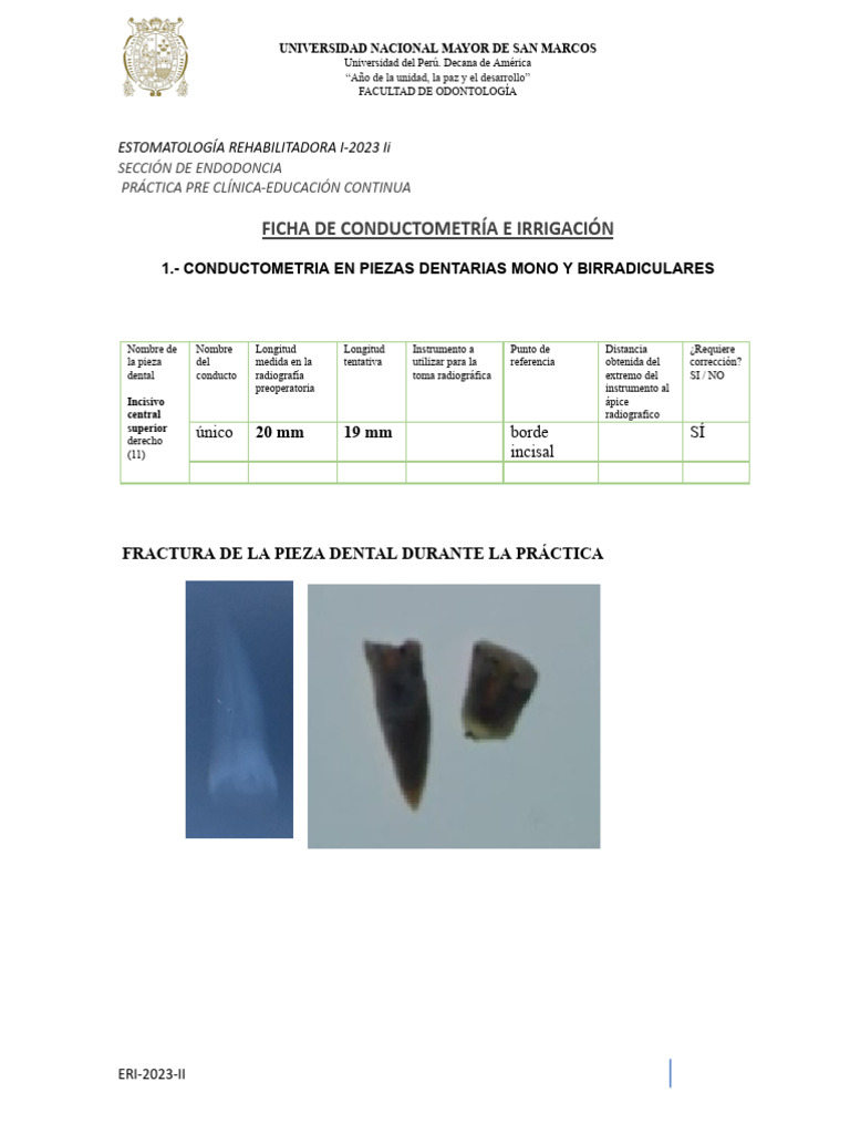 Conductometría en Endodoncia 2023 | PDF