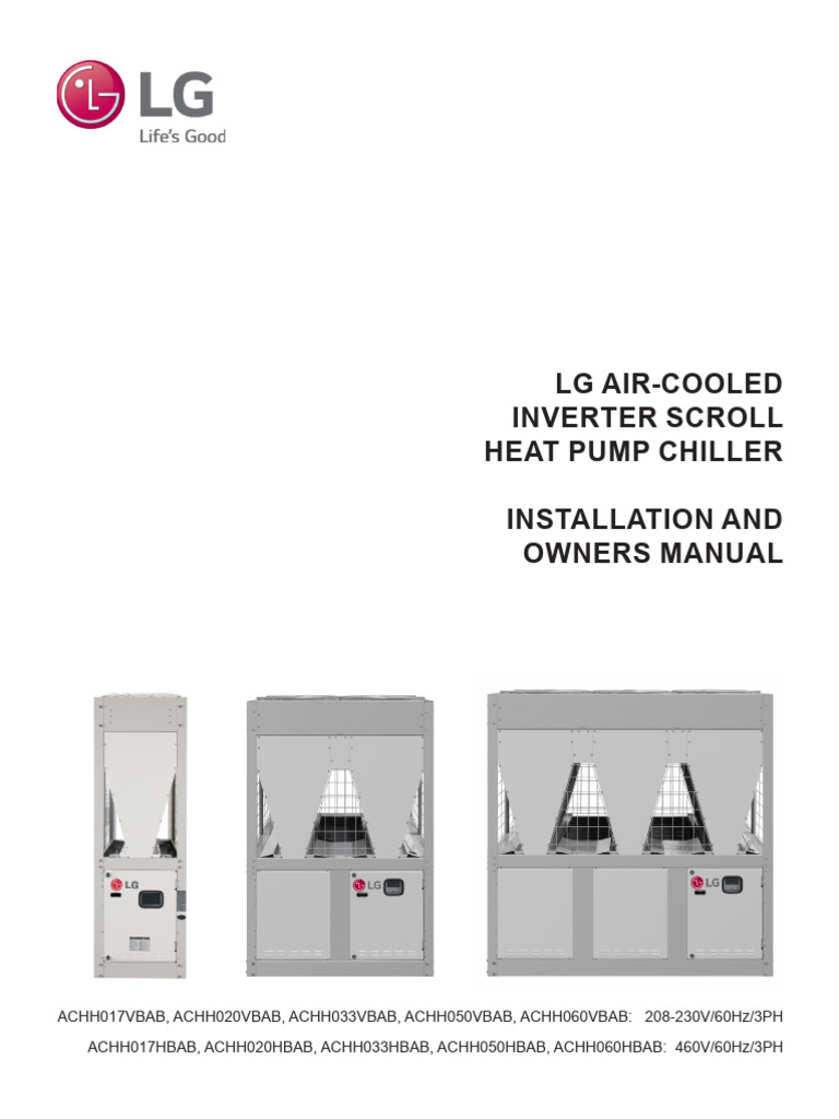 IOM Chiller Heat Pump | PDF