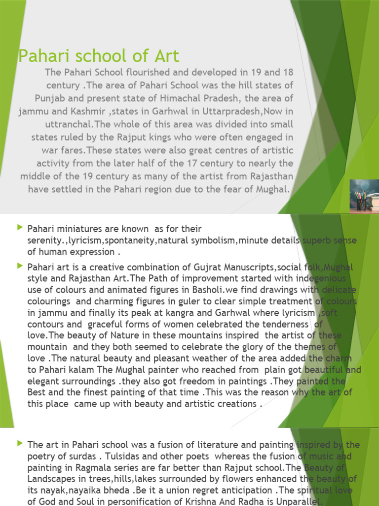 Overview of Pahari School Art | PDF | Paintings