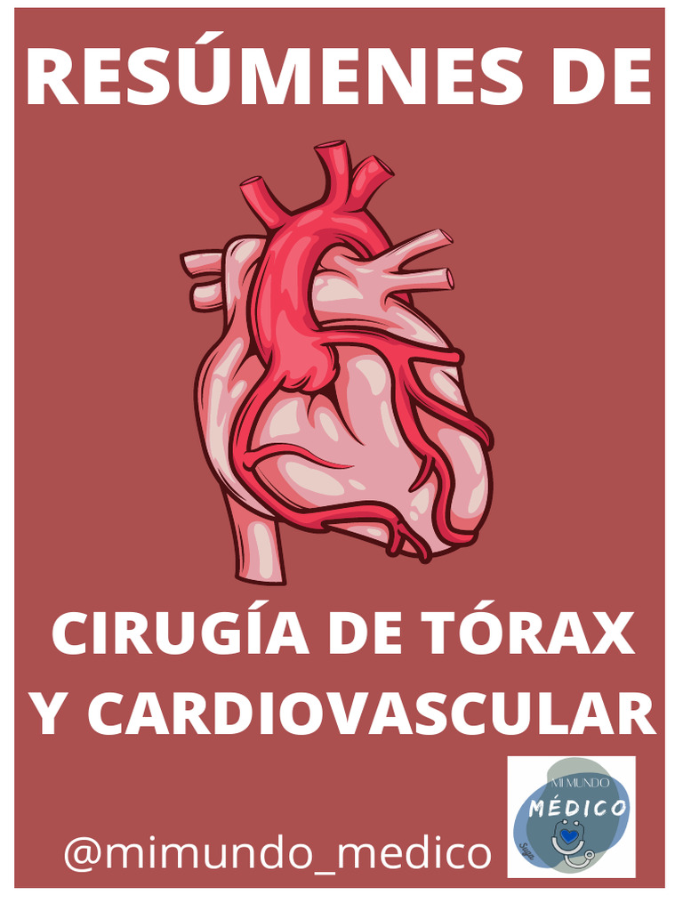 Cirugía de Tórax y CV | PDF | Ciencia y matemáticas