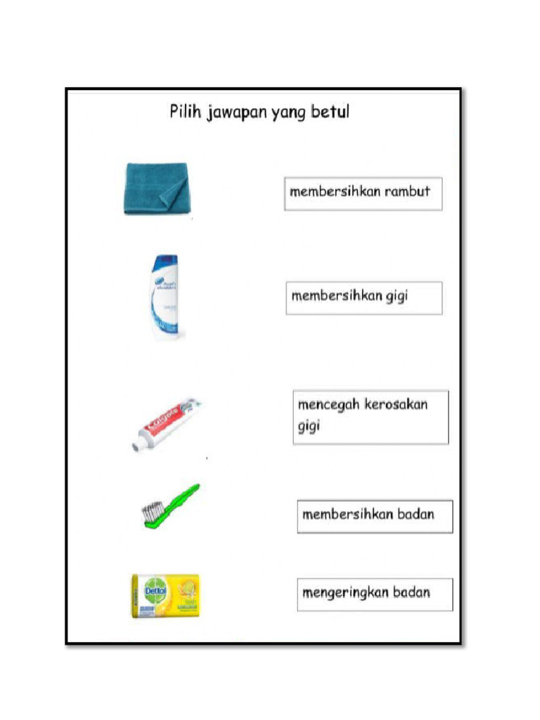 Alatan Dan Bahan Kebersihan Diri Pengurusan Diri Kssm Pendid Alatan Dan Bahan Kebersihan Diri Pengurusan Diri Kssm Pendid
