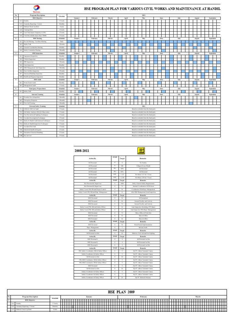 HSE Program Plan 2011 | PDF