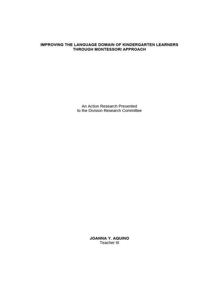 EDITED AQUINO - Joanna T3 DIS Action - Research | PDF | Learning | Behavior Modification