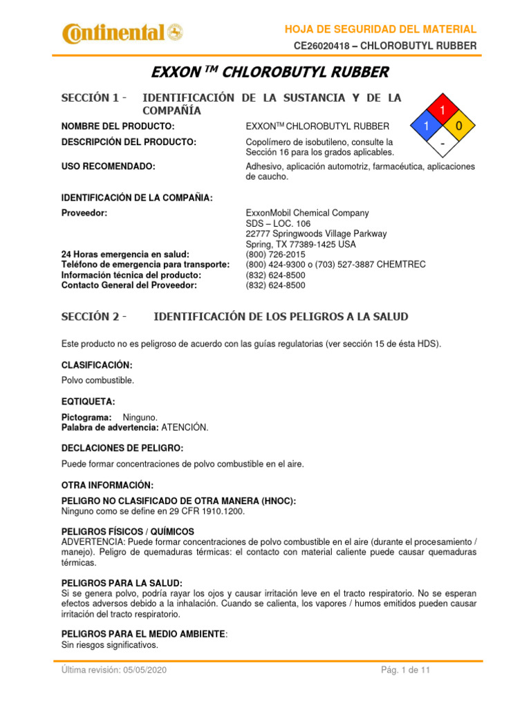 Chlorobutyl Rubber | PDF
