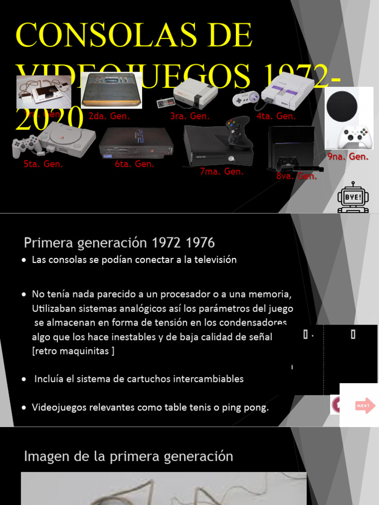 1consolas Primera Generacion 1972 2020 | PDF