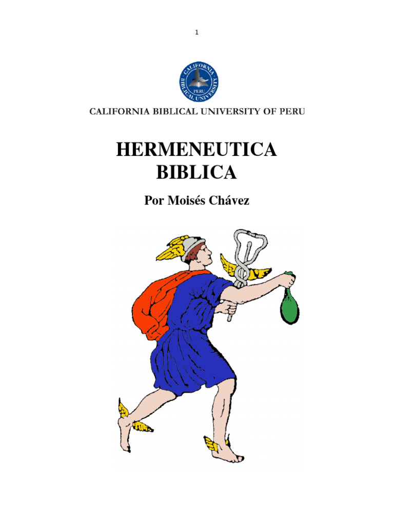 B-HERMENEUTICA Moisés Chavez | PDF | Traducciones | Biblia