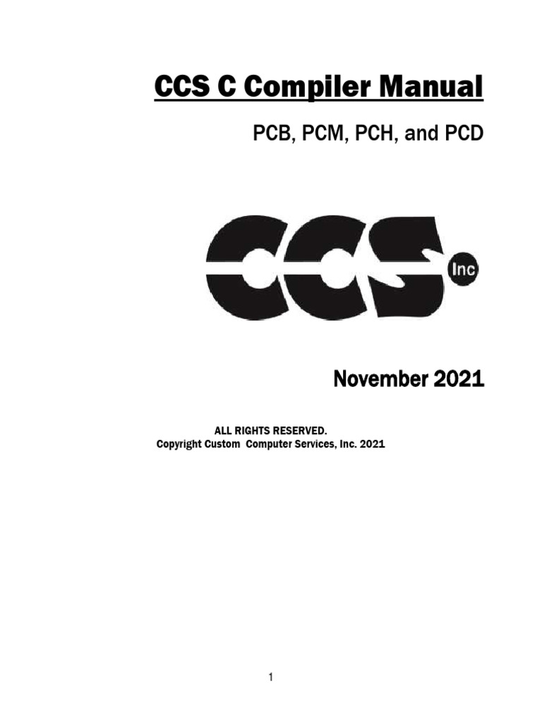 Manual Pic CCS (001-100) | PDF