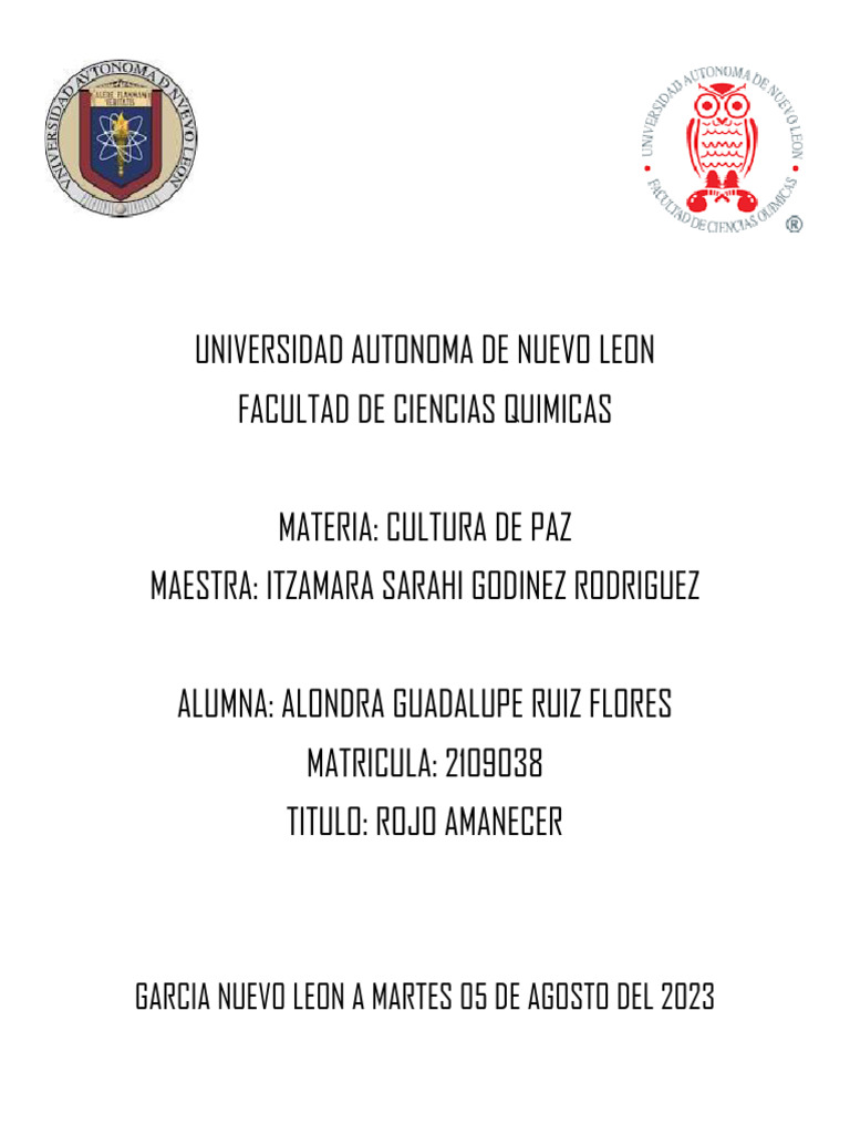 Agrf - Ev 1 - Cultura de Paz | PDF