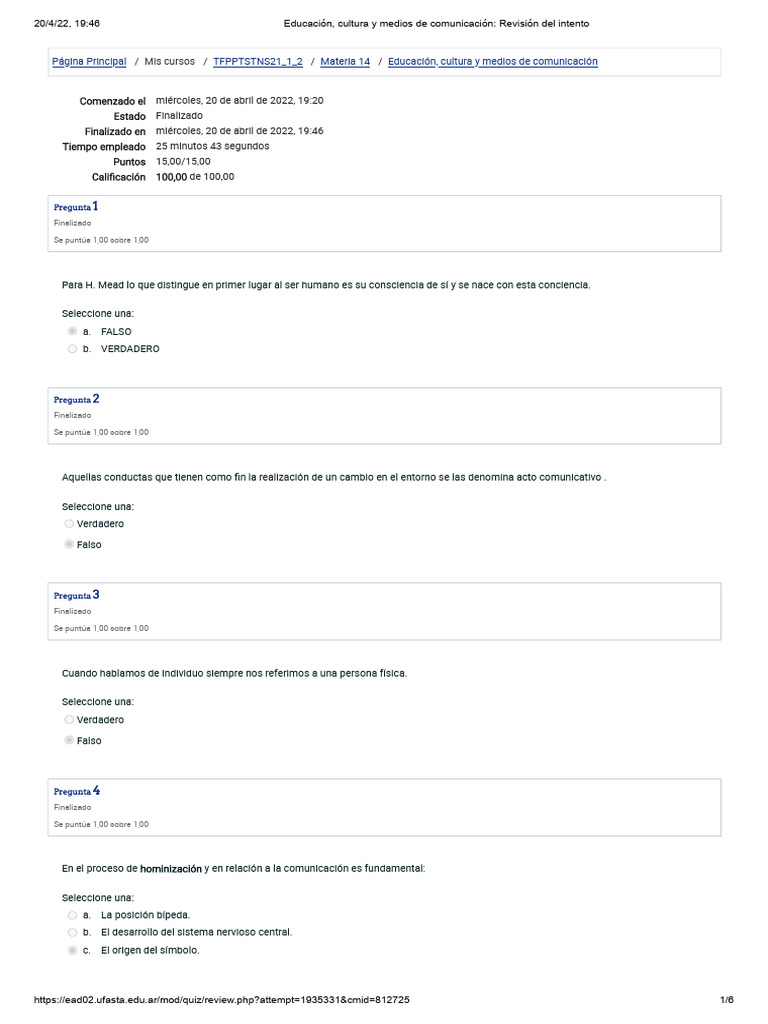 Educación, Cultura y Medios de Comunicación - Revisión | PDF ...