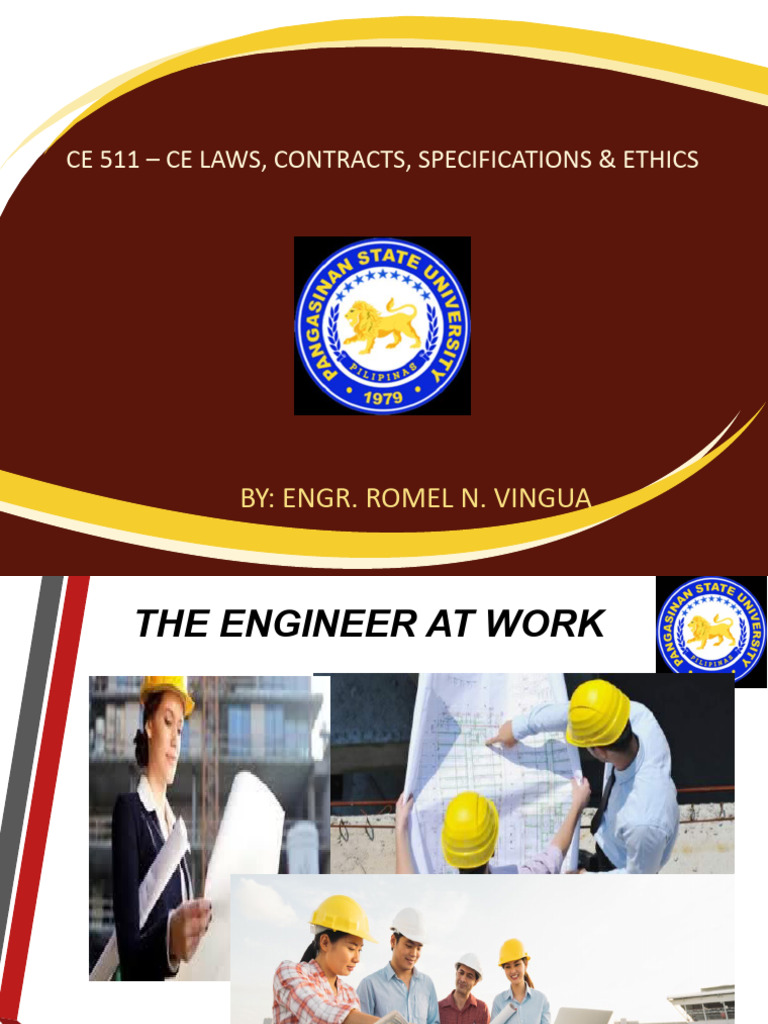 Ce Laws Report - The Engineer at Work | PDF | Résumé | Business