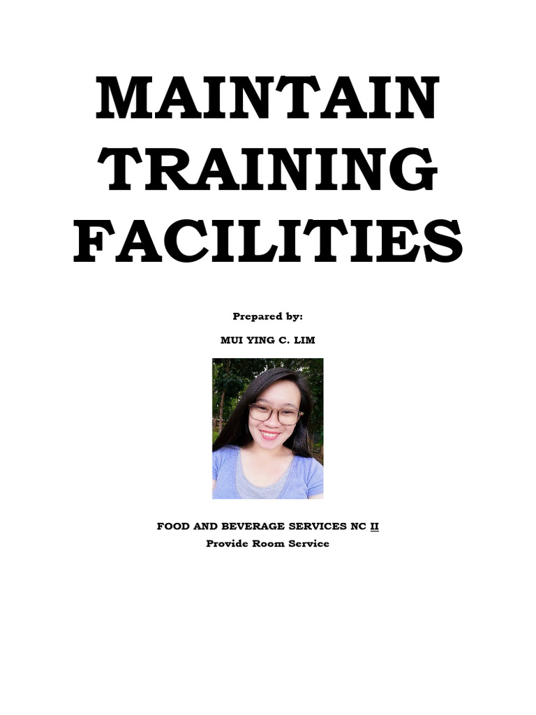 MAINTAIN-TRAINING-FACILITIES-Renaiza Sadjari | PDF | Waste | Printer (Computing)