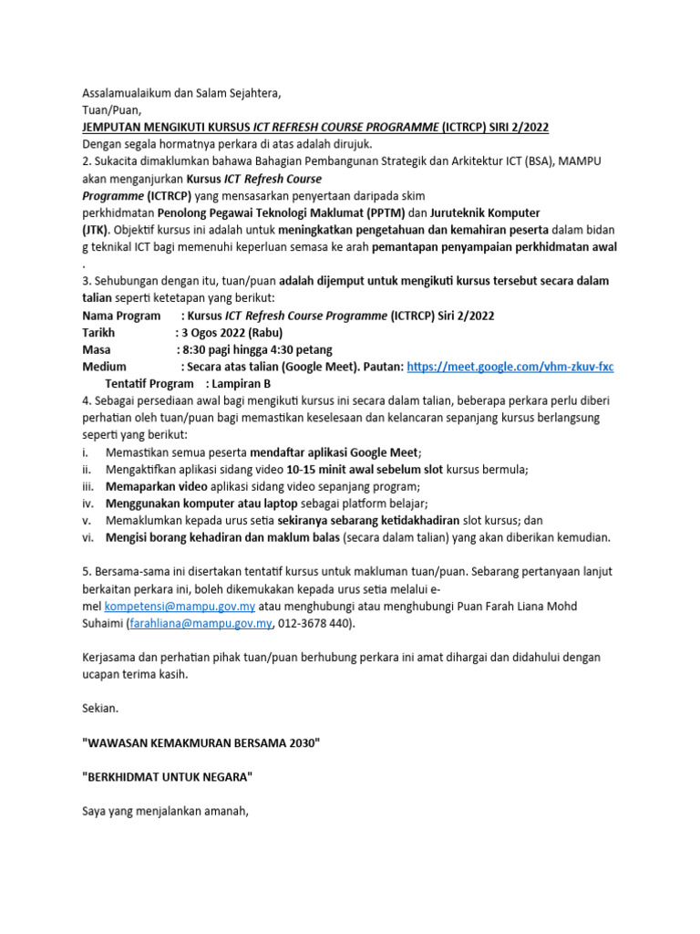 Kursus Mampu GM | PDF