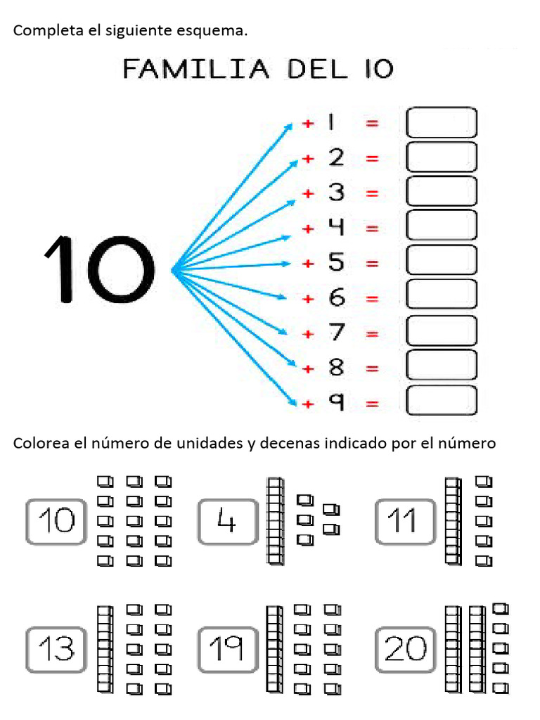 Familia Del 10 y 20 | PDF