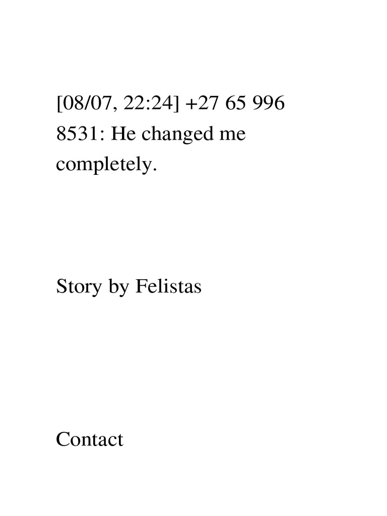 He Changed Me | PDF