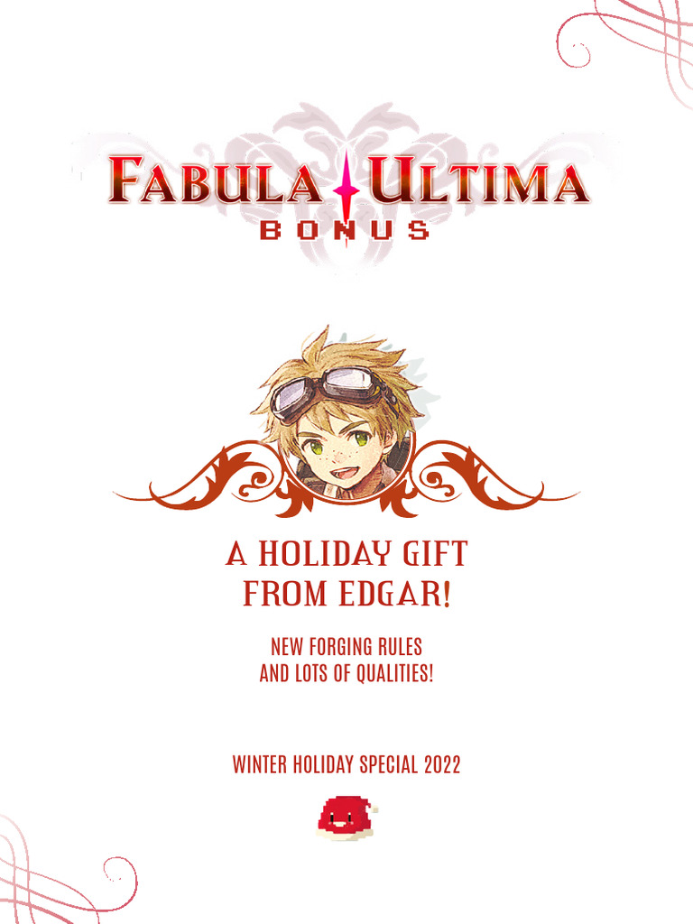 Fabula Ultima Bonus 02 Edgar Eng | PDF