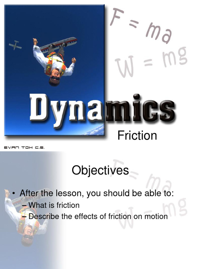 Dynamics2 - Friction | PDF