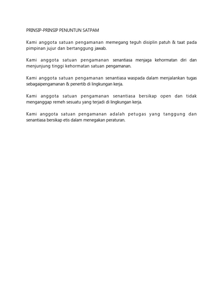 Prinsip | PDF