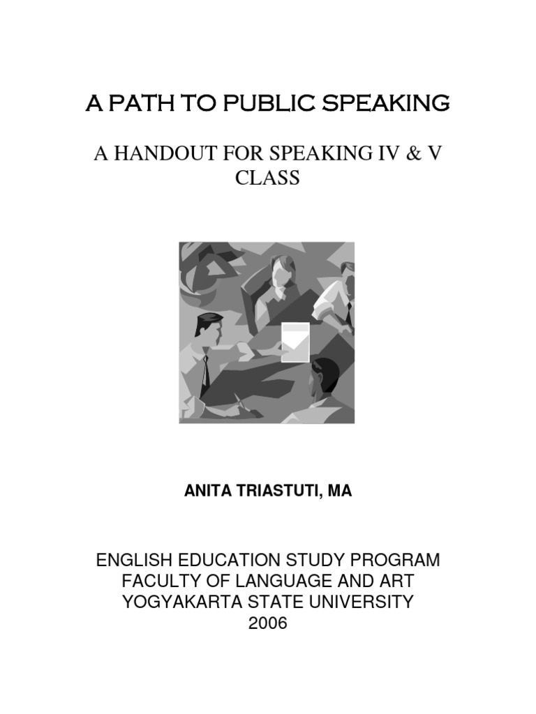 A Path To Public Speaking A Handout For | PDF | Public Speaking ...