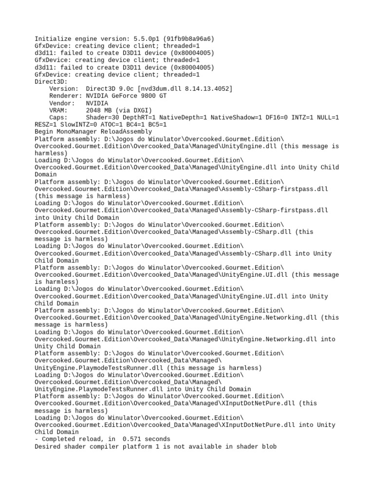Output Log | PDF | Shader | Computer Aided Design