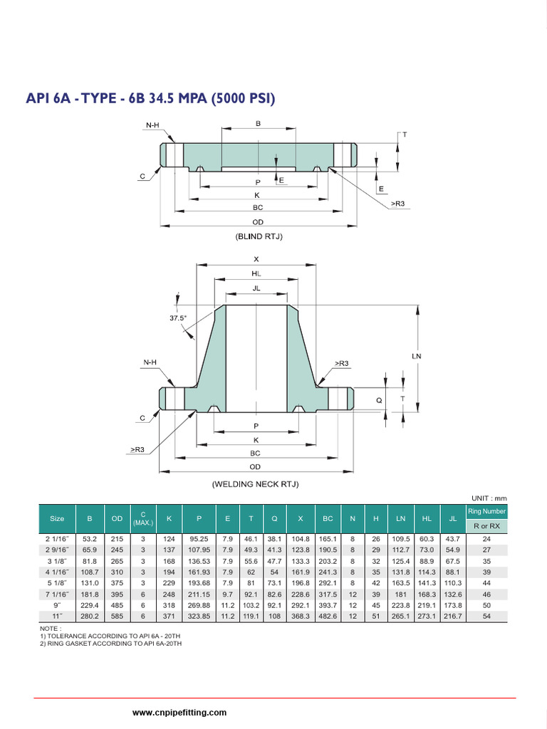 Api 6a-Type-6b 34.5 Mpa (5000 Psi) | PDF