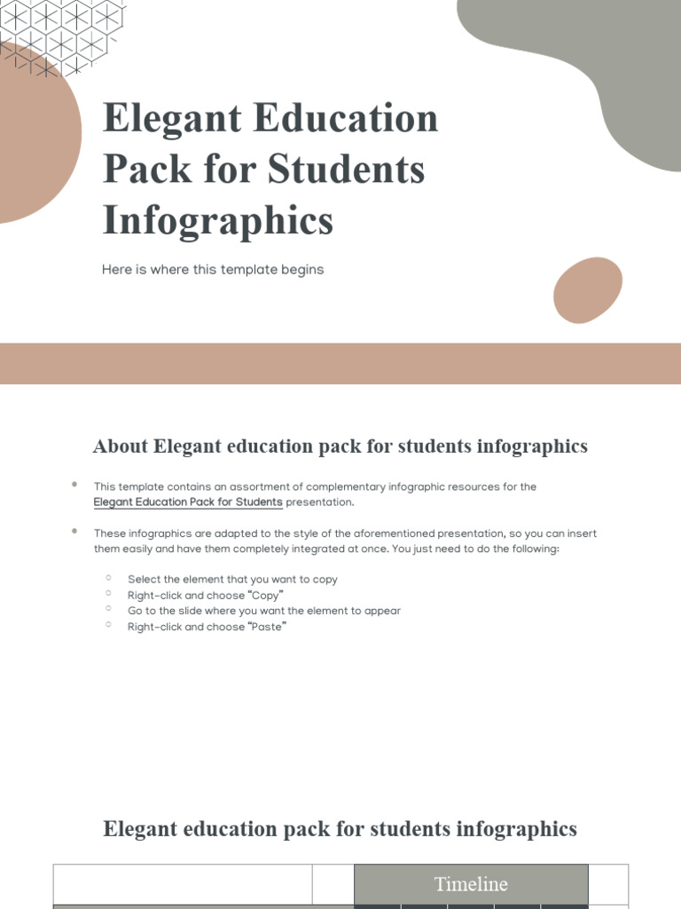 Elegant Education Pack for Students Infographics | PDF | Planets ...